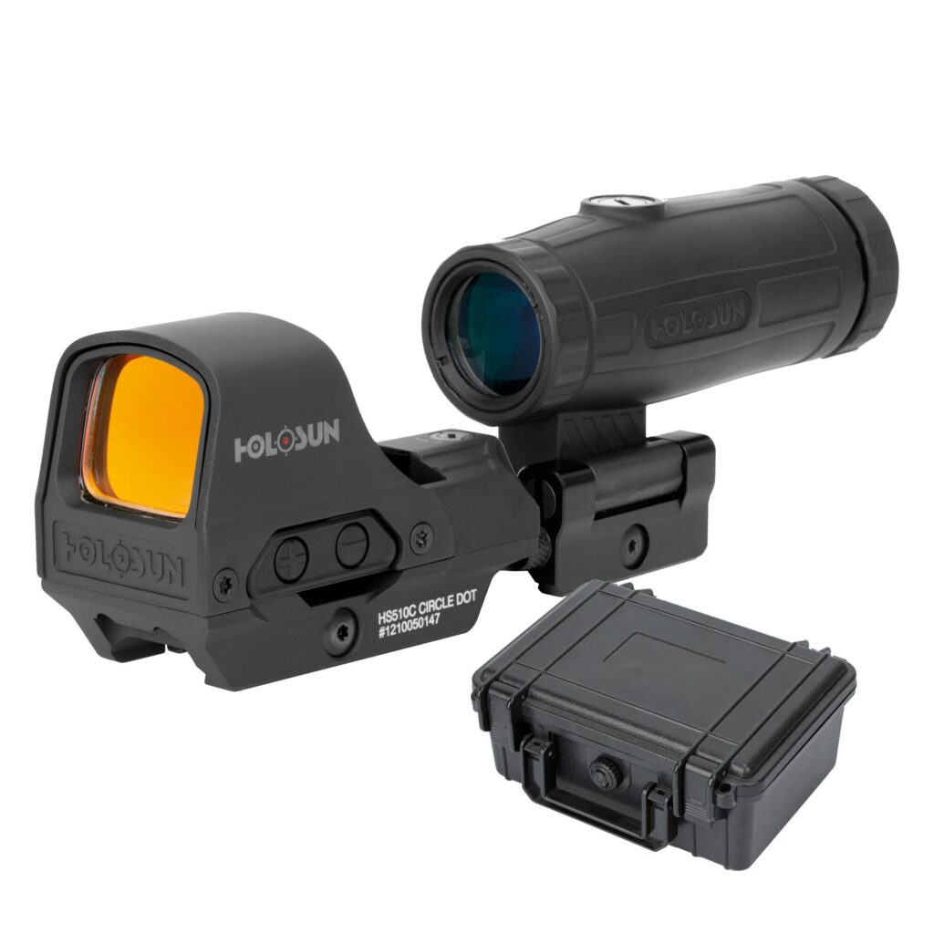 Holosun HS510C red dot és HM3X 3X nagyítású optika szett - BuzzTactical